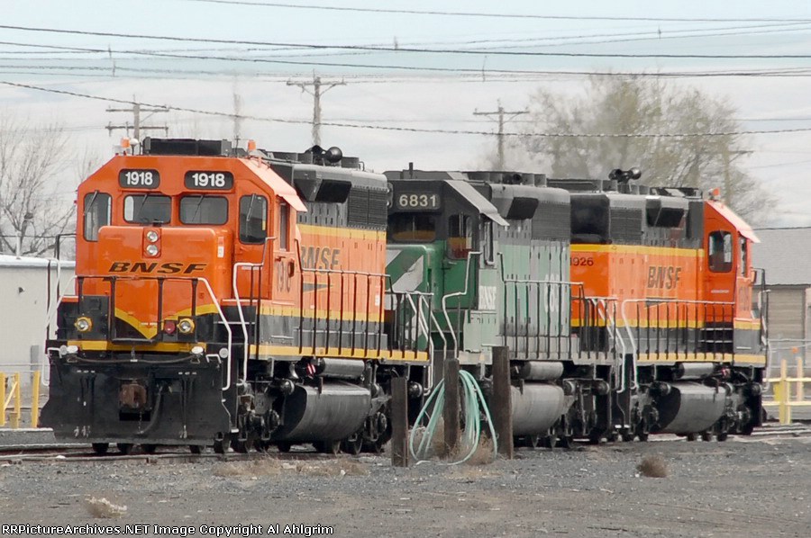 BNSF 1918 & BNSF 6831